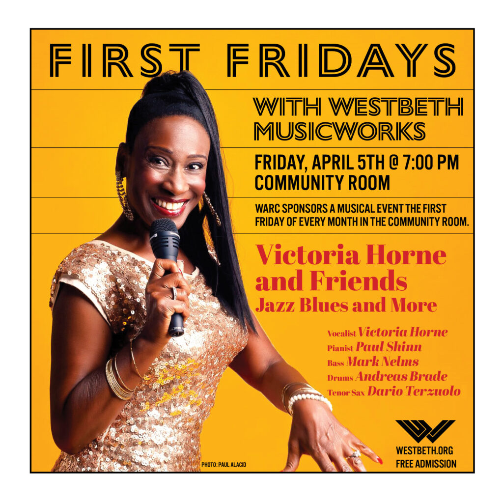 First Fridays Music: Victoria Horne and Friends Jazz, Blues, and more | Westbeth