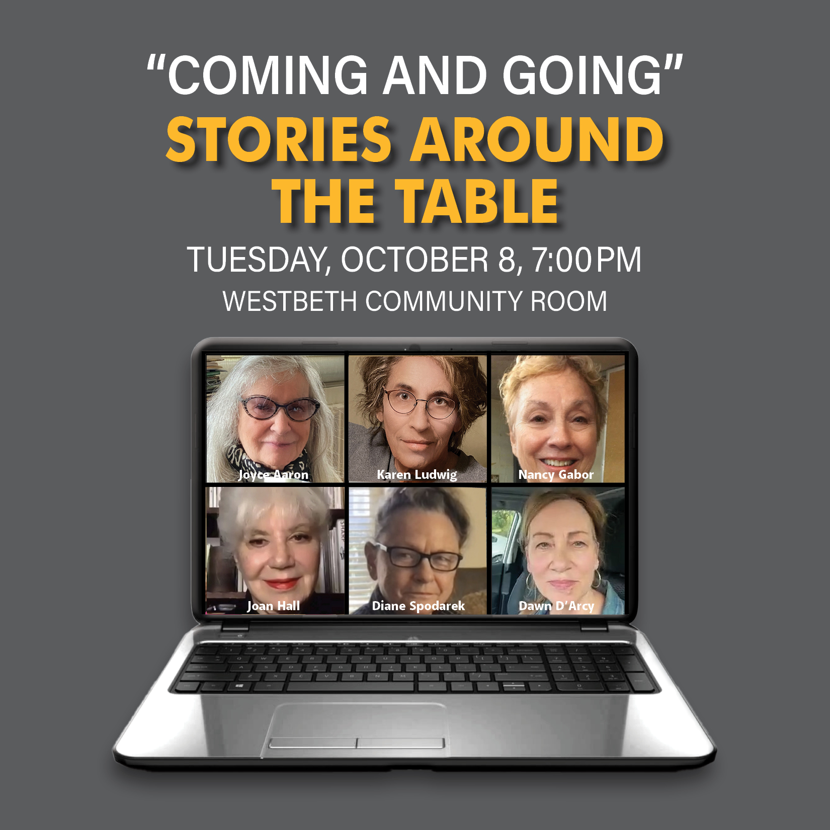 Stories Around the Table: Coming and Going with Karen Ludwig, Nancy ...