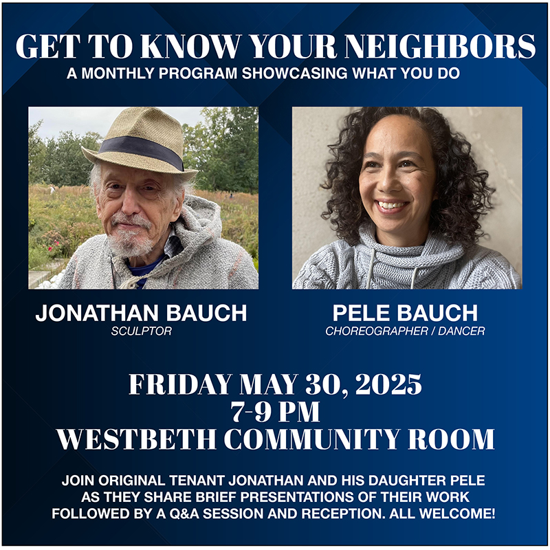 Get to Know Your Neighbors: Jonathan Bauch and Pele Bach | Westbeth